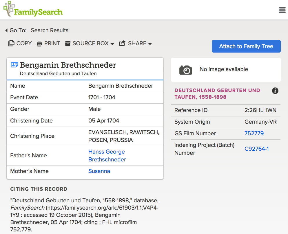 FamilySearch German Databases Updated | Sassy Jane Genealogy