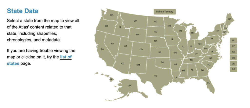 Atlas of County Historical Boundaries | Sassy Jane Genealogy