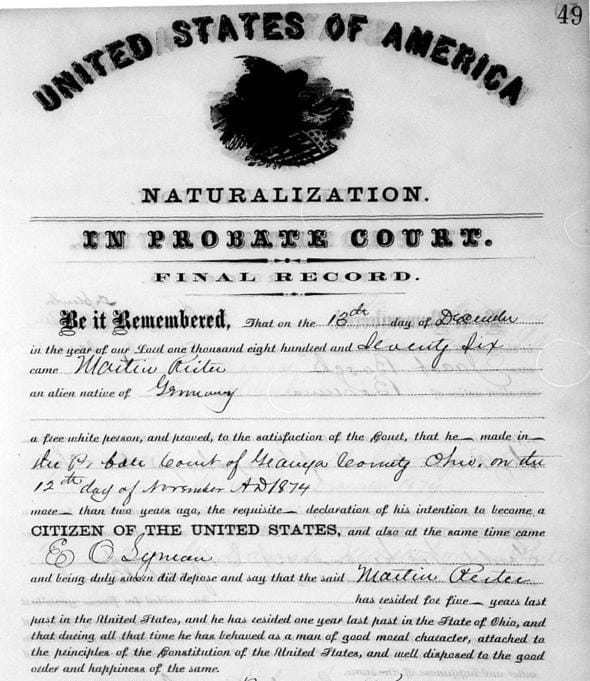 Naturalization Records for U.S. Genealogy Research | Sassy Jane